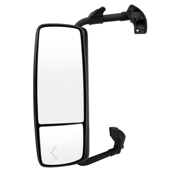 Chrome Heated Mirror Assembly With LED Turn Signal for Volvo VNL Truck ...